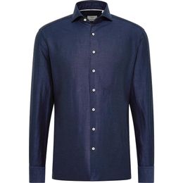 Eterna Button Up Shirt male Blue size 39