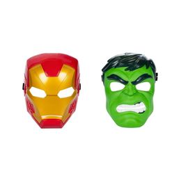 Hasbro Marvel Avengers Multipack Iron Man & Hulk Masken 2er-Pack flexibel ab 5 Jahren | Gr.: onesize