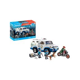 Playmobil Action Heroes 71597 Geldtransporter Ganovenjagd +3 Polizisten ab 4 Jahren | Gr.: onesize