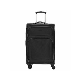 d&n D&N Travel Line 9204 - 4-Rollen-Trolley M 66 cm erw. (schwarz) in schwarz | Gr.: onesize