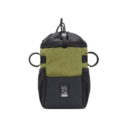 Chrome Doubletrack Bike Feed Bag 1.5 - Lenkertasche 16.5 cm (black) in olive branch | Gr.: onesize