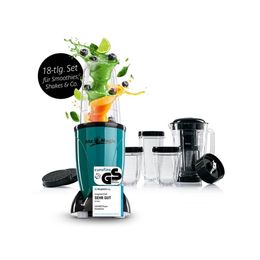 Gourmet Maxx Mixer Mr. Magic 18-tlg. 400W schwarz/smaragd gr&uuml;n | Gr.: onesize