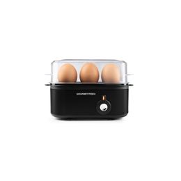 Gourmet Maxx Eierkocher f&uuml;r 3 Eier 210W schwarz Schwarz | Gr.: onesize