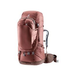 Deuter Voyager 60+10 SL - Women's Reiserucksack 13" 80 cm (black) in caspia-raisin | Gr.: onesize