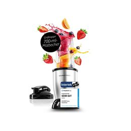 Gourmet Maxx Nutrition Mixer 4-tlg. max. 500W Silberfarben | Gr.: onesize