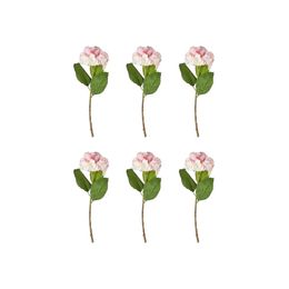 Butlers Kunstblume FLORISTA Hortensie 6er-Set in Pink | Gr.: onesize