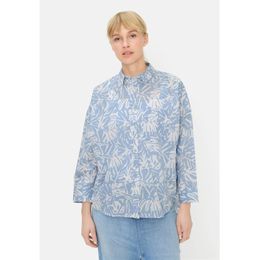 Camel Active Oversized Langarmbluse mit Knopfleiste in Zartes Blau | Gr.: L
