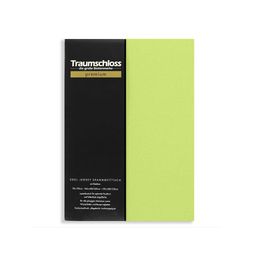 Traumschloss Premium Edel-Jersey Spannbettlaken in moos | Gr.: 140-160 x 200-220 cm