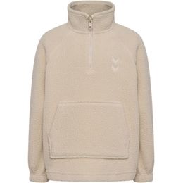 Hummel Halbrei&szlig;verschluss Sweatshirt Hmljr Martini Kinder in OATMEAL | Gr.: 134