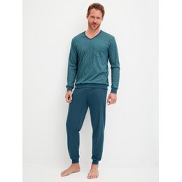 Calida Pyjama in deep petrol | Gr.: XXL