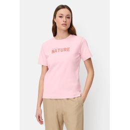 Camel Active T-Shirt aus reiner Baumwolle in Pink | Gr.: M