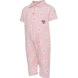 Hummel Kinder Kurzarmbody "Hmlmini Reg Polo Bodysuit S/S" in Rosa | Gr.: 92