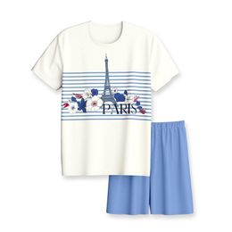Calida Pyjama in star white | Gr.: 164-170