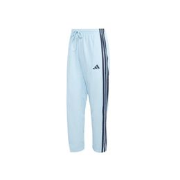 Adidas Trainingshose im 3 Streifen Design in Kurzgr&ouml;&szlig;e in Hellblau | Gr.: XXL