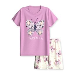 Calida Pyjama in bubble gum pink | Gr.: 104/110