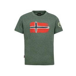 Trollkids Funktionsshirt Oslo in khaki green | Gr.: 164