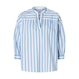 More & More More & More legere 3/4 Arm-Bluse, gestreift in soft blue/white | Gr.: 38