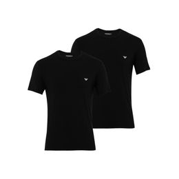 Emporio Armani 2er Pack T-Shirt in Schwarz | Gr.: L