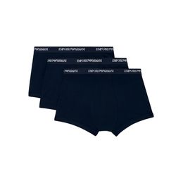 Emporio Armani 3er Pack Trunk in Dunkelblau | Gr.: M