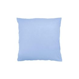 Traumschloss Exclusiv Edel-Jersey Kissenbezug in mittelblau | Gr.: 80x80 cm