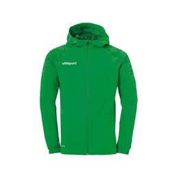 Uhlsport Kapuzenjacke GOAL 25 EVO WOVEN HOOD JACKET in gr&uuml;n/lagune | Gr.: 140