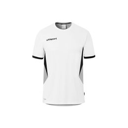 Uhlsport Trainings-T-Shirt Equipe 29 Kids in wei&szlig;/steingrau/schwarz | Gr.: 140