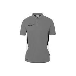 Uhlsport POLO SHIRT Equipe 29 Kids in steingrau/wei&szlig;/schwarz | Gr.: 128