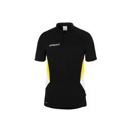 Uhlsport POLO SHIRT Equipe 29 Kids in schwarz/wei&szlig;/limonengelb | Gr.: 128