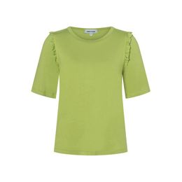 More & More More & More s&uuml;&szlig;es Kurzarmshirt, R&uuml;schen-Detail in pistachio | Gr.: 34