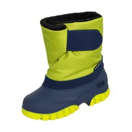 Spirale Kinder-Winterstiefel Kovu gef&uuml;ttert in lime/blau | Gr.: 22