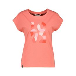 alife and kickin Kurzarmshirt SigridAK P in Love Mosaik - ocean coral | Gr.: S
