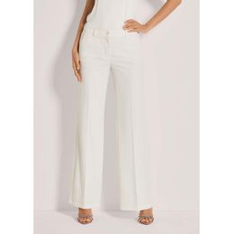 Madeleine Mode MADELEINE Palazzo-Hose mit B&uuml;gelfalten in wei&szlig; | Gr.: 18