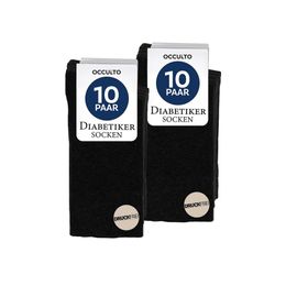 Occulto 10er Pack Diabetikersocken Goetz in Schwarz | Gr.: 47-50