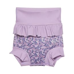 Color Kids Kinder Badeshort "Trunks with Frills AOP" in Lila | Gr.: 86
