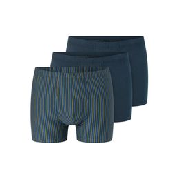 Schiesser Retro Short / Pant 95/5 Essentials - Organic Cotton in Dunkelblau / gr&uuml;n | Gr.: XXL
