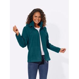 WITT WEIDEN Fleece-Jacke in petrol | Gr.: 44