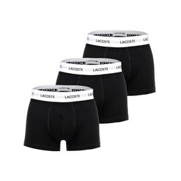Lacoste Boxershort 3er Pack in Schwarz | Gr.: S