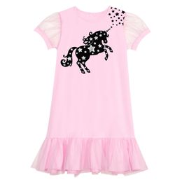 Denokids Kleid M&auml;dchen Gr&ouml;&szlig;e 98 hellpink