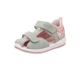 Superfit Sandale BOOMERANG in Gr&uuml;n/Rosa | Gr.: 22