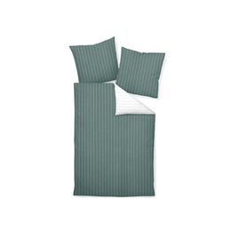 Traumschlaf Bettw&auml;sche Tango salbei in salbei | Gr.: 135-x-200-plus-80-x-80-cm