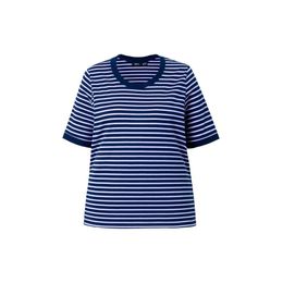 Ulla Popken Shirt in tintenblau | Gr.: 58-60