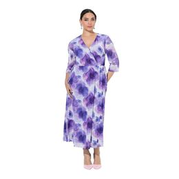 Ulla Popken Abendkleid in lila | Gr.: 50-52