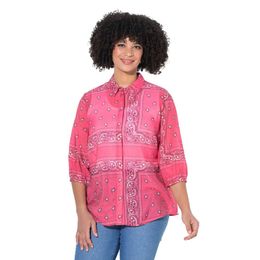 Angel of Style Bluse in hibiskuspink | Gr.: 50