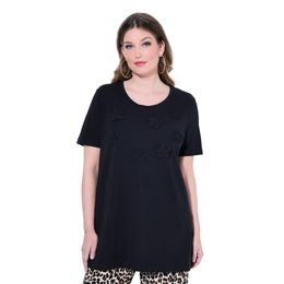 MIAMODA Shirt in schwarz | Gr.: 42