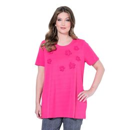 MIAMODA Shirt in hibiskuspink | Gr.: 44