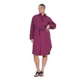Studio Untold Kleid in aubergine | Gr.: 50-52