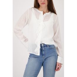 monari Bluse mit Volants und Streifen in Off-White | Gr.: 44