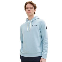 Tom Tailor Sweatshirt LOGO HOODIE in Blau | Gr.: S