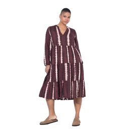 Studio Untold Kleid in aubergine | Gr.: 46-48