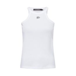 K by KARL LAGERFELD Karl Lagerfeld Top Autograph Tank in wei&szlig; | Gr.: M